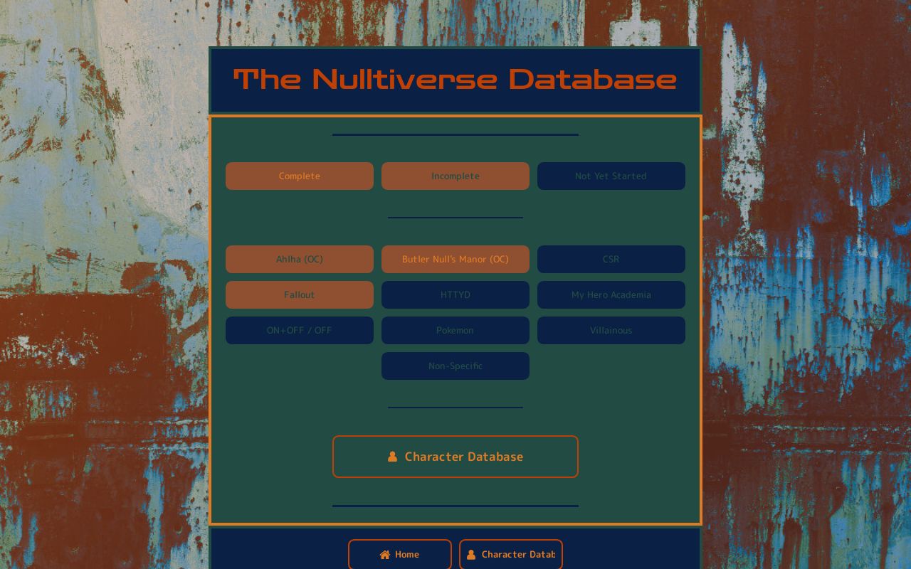 The Nulltiverse Verses Info